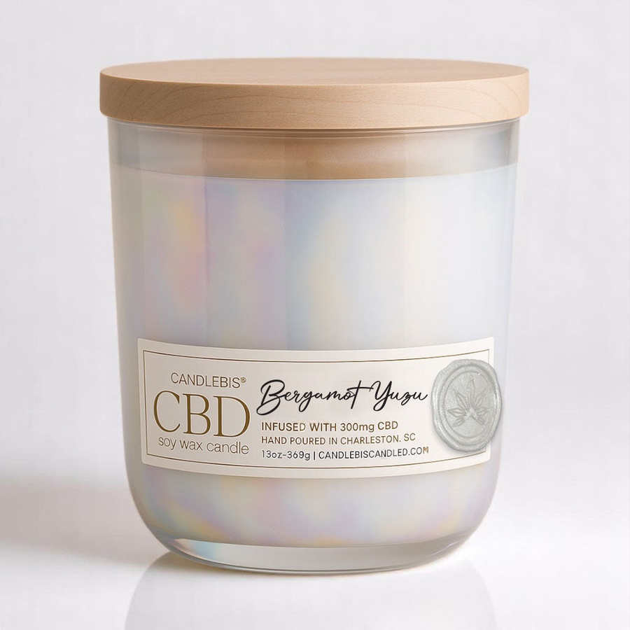 CBD natural soy wax candle hand poured in Charleston SC – Candlebis ...