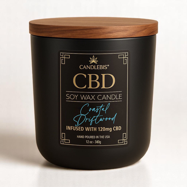 CBD natural soy wax candle hand poured in Charleston SC – Candlebis ...