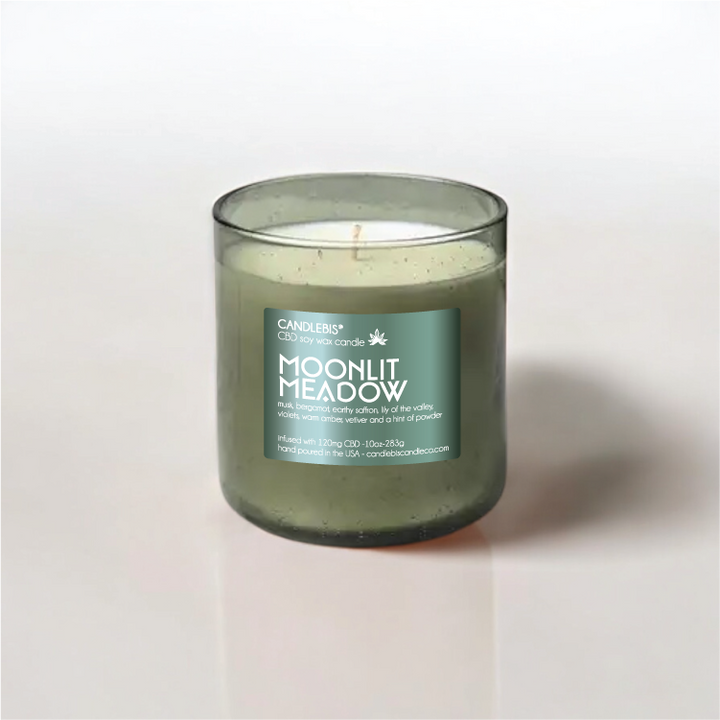 CBD natural soy wax candle hand poured in Charleston SC – Candlebis ...